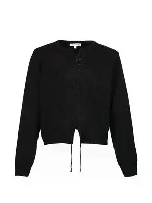 AV VATTEV Viper Lace-up Cardigan