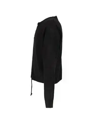 AV VATTEV Viper Lace-up Cardigan