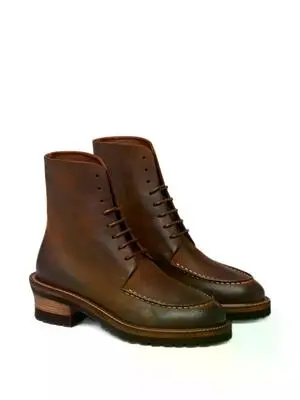 Marsèll Lace-up Apron-toe Boots