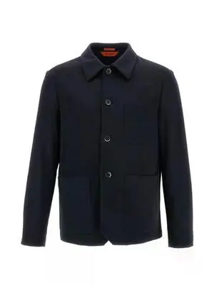 Barena Venezia Patch-pocket Shirt Jacket - Blue