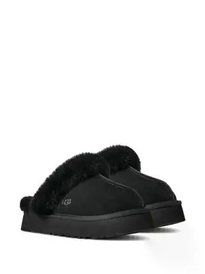 UGG Disquette Platform Slippers - Black