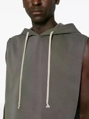 Rick Owens Sleeveless Hoodie - Grey