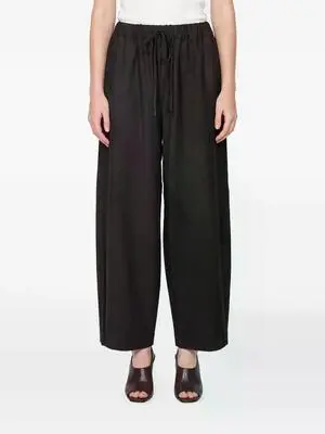 Antonelli Firenze San Lorenzo Drawstring Wide-leg Trousers - Brown