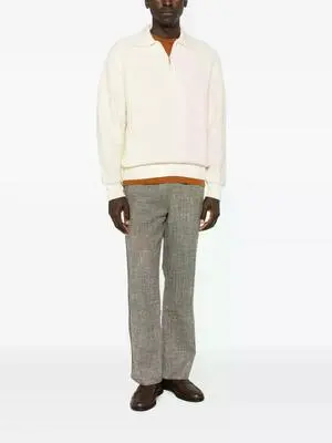 CHE Orson Quarter-zip Sweater - Neutrals