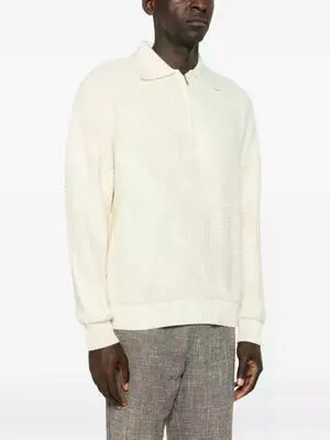 CHE Orson Quarter-zip Sweater - Neutrals