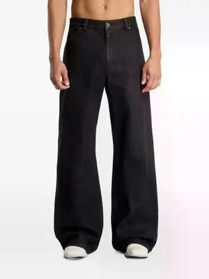 HELIOT EMIL Uniform Wide-leg Jeans - Black