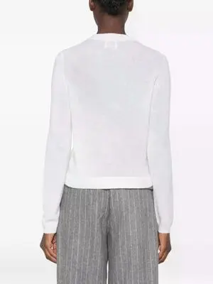 ALLUDE Fine-knit Button-up Cardigan