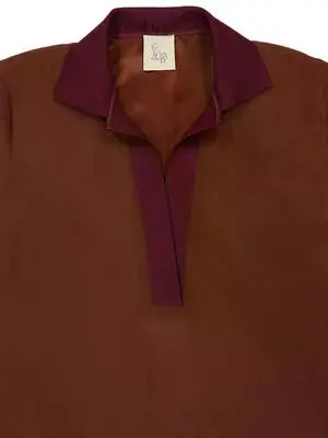 PAULA Diane V-neck Long-sleeve Top