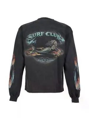 JUN/NAKAYAMA Graphic-print Long-sleeve T-shirt