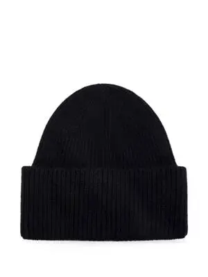 Destin Ribbed-knit Beanie Hat - Blue