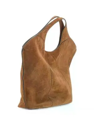 GIANNI CHIARINI Large Infinity Leather Tote Bag