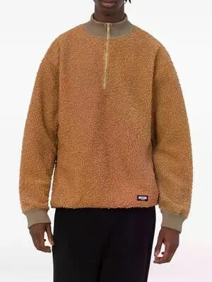 Moschino Quarter-zip Teddy-texture Sweater