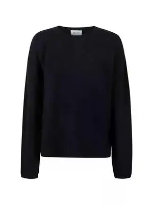 BEYOU Crew-neck Knitted Sweater - Blue