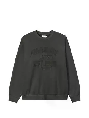 Izzue Embroidered Logo-patch Sweatshirt - Grey