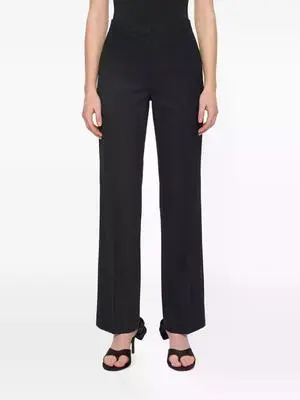 Antonelli Firenze Sangria Pressed-crease Straight-leg Trousers