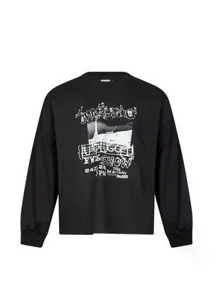 MAGLIANO Unplugged Show Fw26 Paris Long-sleeve T-shirt - Black