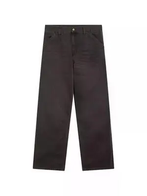 Carhartt Work In Progress Stone-washed Canvas Trousers - Grey