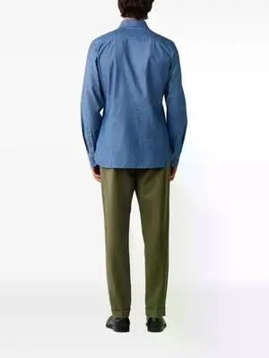 HACKETT  Kent Cutaway-collar Chambray Shirt