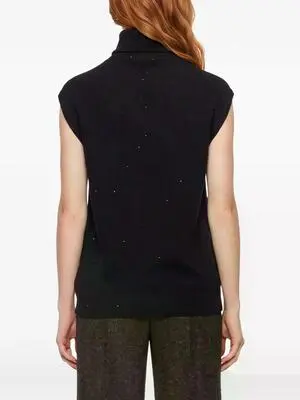 Antonelli Firenze Crystal-embellished Roll-neck Sweater