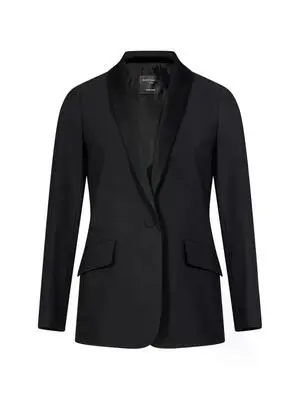 Antonelli Firenze Pandolce Shawl-lapel Single-breasted Jacket - Black