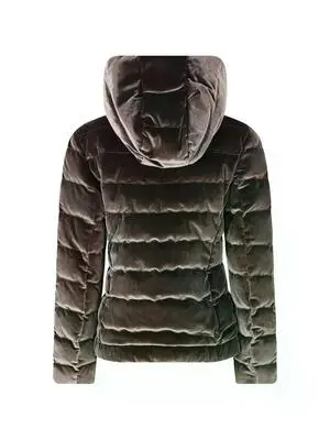 BLAUER. Quilted Velvet-effect Jacket