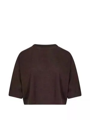 GOTHA Cropped Short-sleeve Sweater