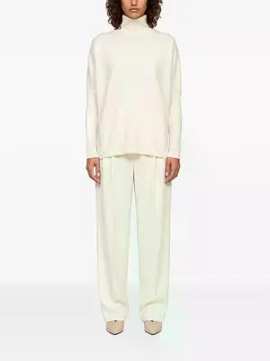 GOTHA Margareth Roll-neck Ribbed-sleeve Sweater