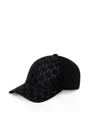 Karl Lagerfeld Monogram-print Baseball Cap - Black