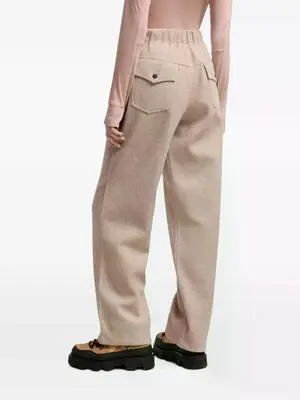 Moncler Drawstring Pintuck-detail Track Pants