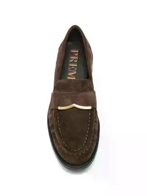 BRUNO PREMI Suede Slip-on Loafers