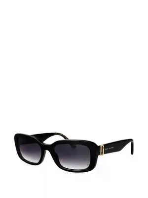 Marc Jacobs Logo-plaque Rectangle-frame Sunglasses