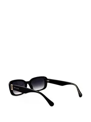 Marc Jacobs Logo-plaque Rectangle-frame Sunglasses