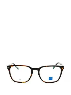 ZEISS Tortoiseshell-effect Square-frame Glasses - Brown