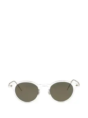 LINDBERG Round-frame Titanium Sunglasses - Neutrals