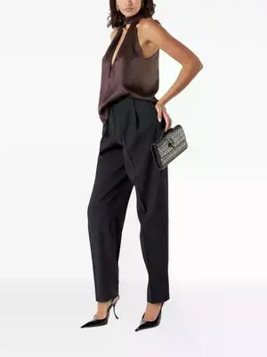 IL VOLO Halterneck Pleated Top