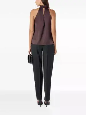 IL VOLO Halterneck Pleated Top