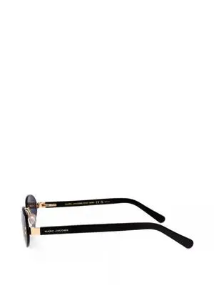 Marc Jacobs The Classic Logo Oval-frame Sunglasses
