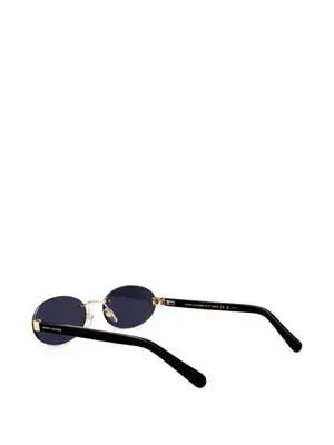 Marc Jacobs The Classic Logo Oval-frame Sunglasses