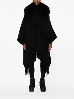 Moncler Fringed Cape