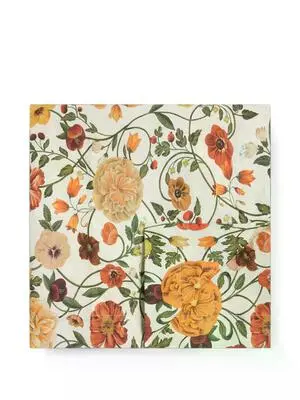 La DoubleJ Botticelli Floral-print Tablecloth - Neutrals