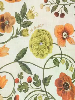 La DoubleJ Botticelli Floral-print Tablecloth