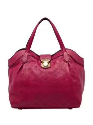 LOUIS VUITTON 2011 Monogram Mahina Cirrus Pm Handbag - Red