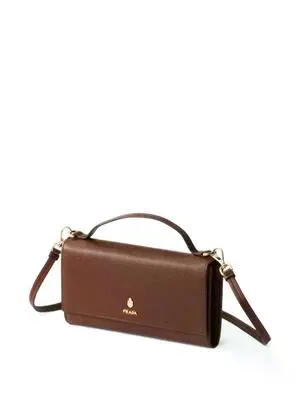 Prada Leather Wallet Shoulder-strap Mini Bag
