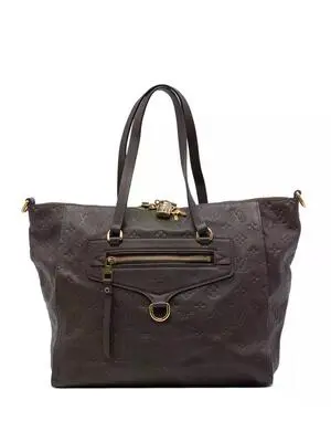 LOUIS VUITTON 2012 Monogram Empreinte Lumineuse Pm Satchel - Brown