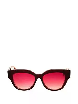 MAX&CO. Mo0106 Rectangle-frame Sunglasses - Red