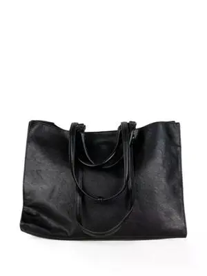 Ermanno Scervino Embroidered Logo Tote Bag - Black