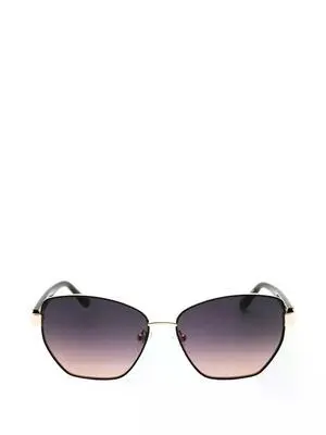 Guess Logo-embellished Sunglasses - Black
