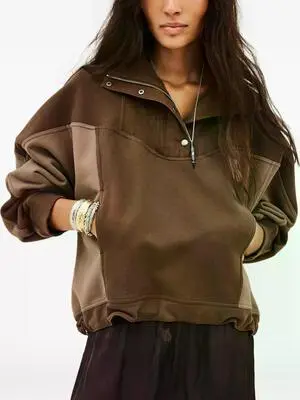 Ba&sh Jessy Colour-block High-neck Sweater