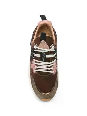 FLOWER MOUNTAIN Perforated Panelled Sneakers