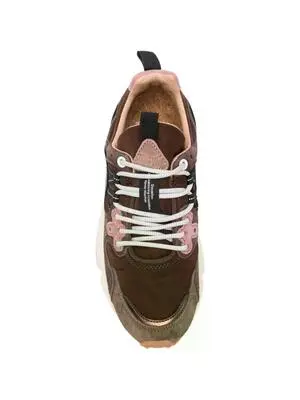 FLOWER MOUNTAIN Perforated Panelled Sneakers